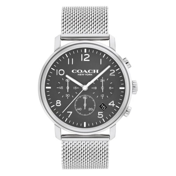Coach | Accessories | Coach 462607 Harrison Grey Chronograph Dial ...